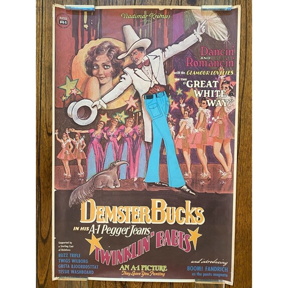 A-1 Pegger Jeans | Art | 971 Poster Demster Bucks Twinklin Babes 25 ...